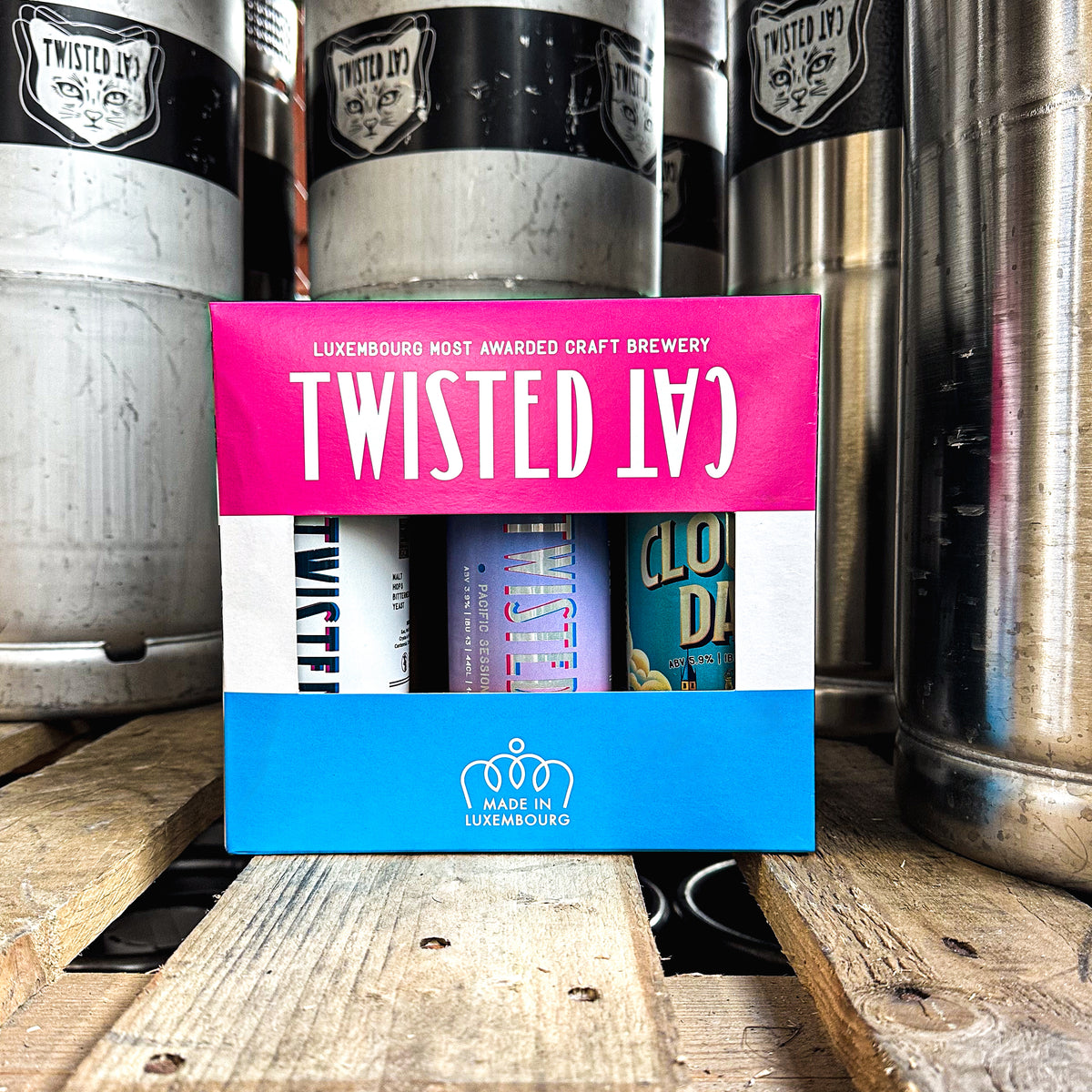 Twisted Cat Craft Beer Tasting Set 6 Cans Mixed Pack, IPA, Pils